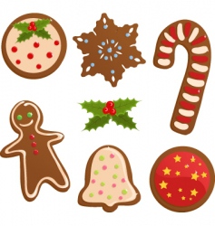 Traditional christmas food Royalty Free Vector Image