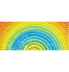 Sphere cover design template abstract geometric Vector Image