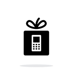 Gift boxes icons on white background Royalty Free Vector