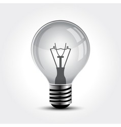 Light bulb color isolated on white background Vector Image