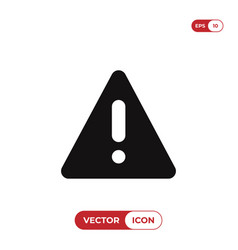 Warning icon Royalty Free Vector Image - VectorStock