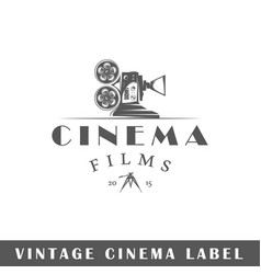 Cinema label Royalty Free Vector Image - VectorStock