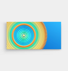 Sphere cover design template abstract geometric Vector Image