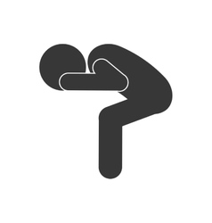 Pictogram sleeping icon resting and sleep design Vector Image