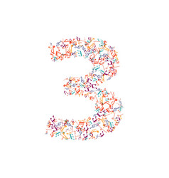 4 logo four number Royalty Free Vector Image - VectorStock