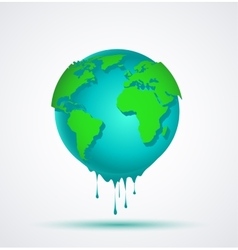 Light bulb world globe shape Royalty Free Vector Image