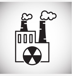 Bio manufacturing icon on white background Vector Image