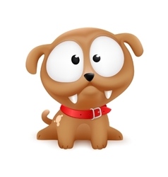 Cartoon puppy Royalty Free Vector Image - VectorStock