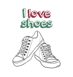 Shoes care logo design Royalty Free Vector Image