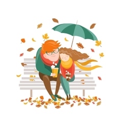Couple under love tree Vector Image by jackrust - Image #351036 - VectorStock