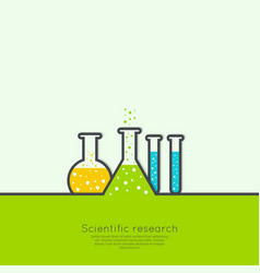 Filtration chemical experiment separation process Vector Image