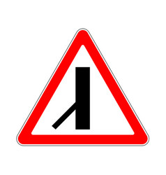 Danger road sign Royalty Free Vector Image - VectorStock