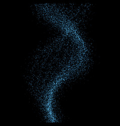 Circle golden light tracing effect Royalty Free Vector Image