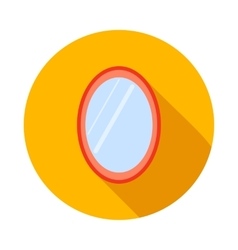 Mirror flat icon Royalty Free Vector Image - VectorStock