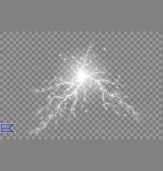 Transparent white light effect background Vector Image