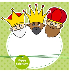 Letter to the three kings Royalty Free Vector Image