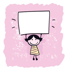 Doodle kids blank frame Royalty Free Vector Image