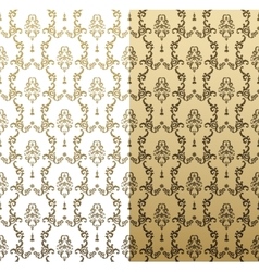 Seamless gold pattern with art ornament Royalty Free Vector