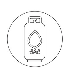 Propane gas label Royalty Free Vector Image - VectorStock