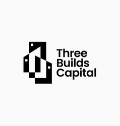 Building architect logo Royalty Free Vector Image