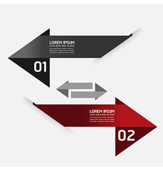 Modern design template used for number banner Vector Image