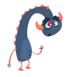 Toothy monster Royalty Free Vector Image - VectorStock