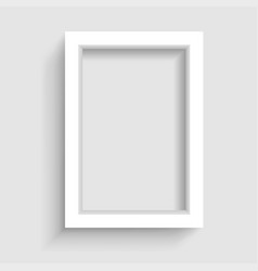 White frame Royalty Free Vector Image - VectorStock