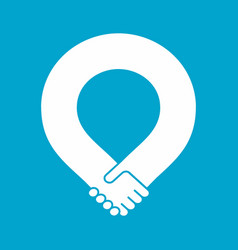 Pointing finger hand Royalty Free Vector Image