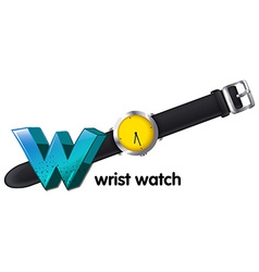 Things that start with the letter w Royalty Free Vector