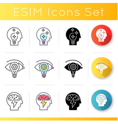 Set of geography symbols equipments for web Vector Image