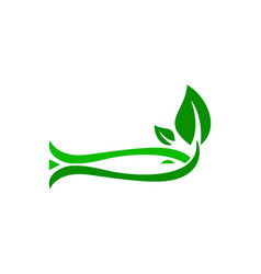 Lawn care logo design template Royalty Free Vector Image