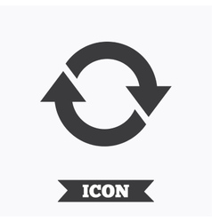 Refresh icon Royalty Free Vector Image - VectorStock