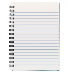 Notebook paper background Royalty Free Vector Image