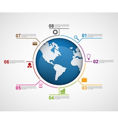 Global logo Royalty Free Vector Image - VectorStock