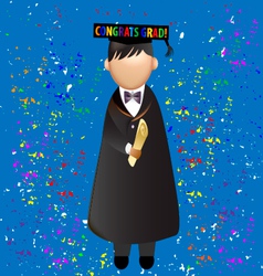 Graduation party invitation Royalty Free Vector Image