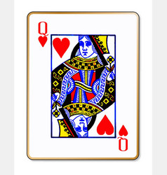 Angry queen of hearts Royalty Free Vector Image