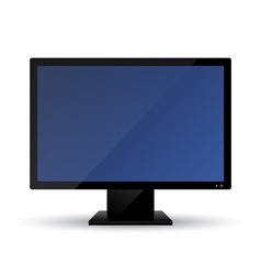 Modern computer monitor Royalty Free Vector Image