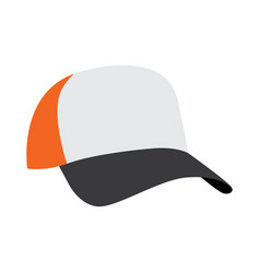 Yellow baseball cap icon Royalty Free Vector Image