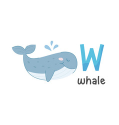 Alphabet letter r and rabbit Royalty Free Vector Image