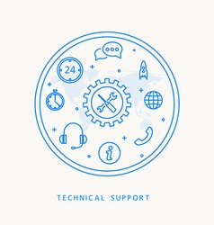 Technical background Royalty Free Vector Image