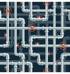 Water piping seamless pattern Royalty Free Vector Image