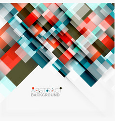 Abstract blocks template design background simple Vector Image