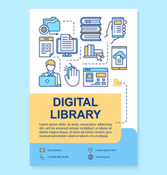 Dropshipping poster template layout online Vector Image