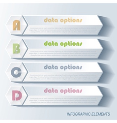 Modern tab index infographic options template Vector Image