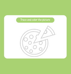 Trace lines from cute animals astronauts Vector Image