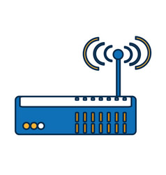 Wireless router Royalty Free Vector Image - VectorStock