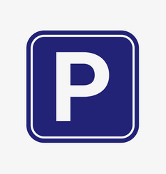 Residents parking only roadsigns isolated Vector Image