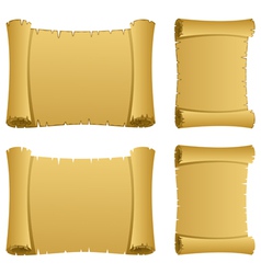 Scroll paper vector by Pazhyna - Image #1599435 - VectorStock