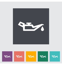 Warning dashboard car icon engine oil level Vector Image