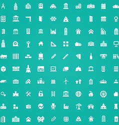 Architecture icons universal set Royalty Free Vector Image